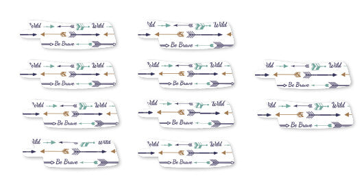 Be brave - arrow design – Nasogastric Patch – A Simple Patch