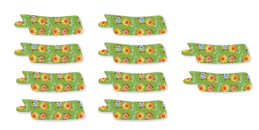 Green Sunflowers – Nasogastric Patch – A Simple Patch