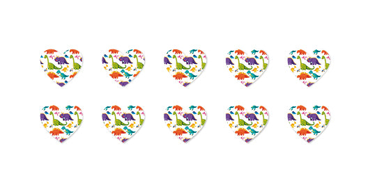 Dinosaurs – Heart Nasogastric Patch – A Simple Patch